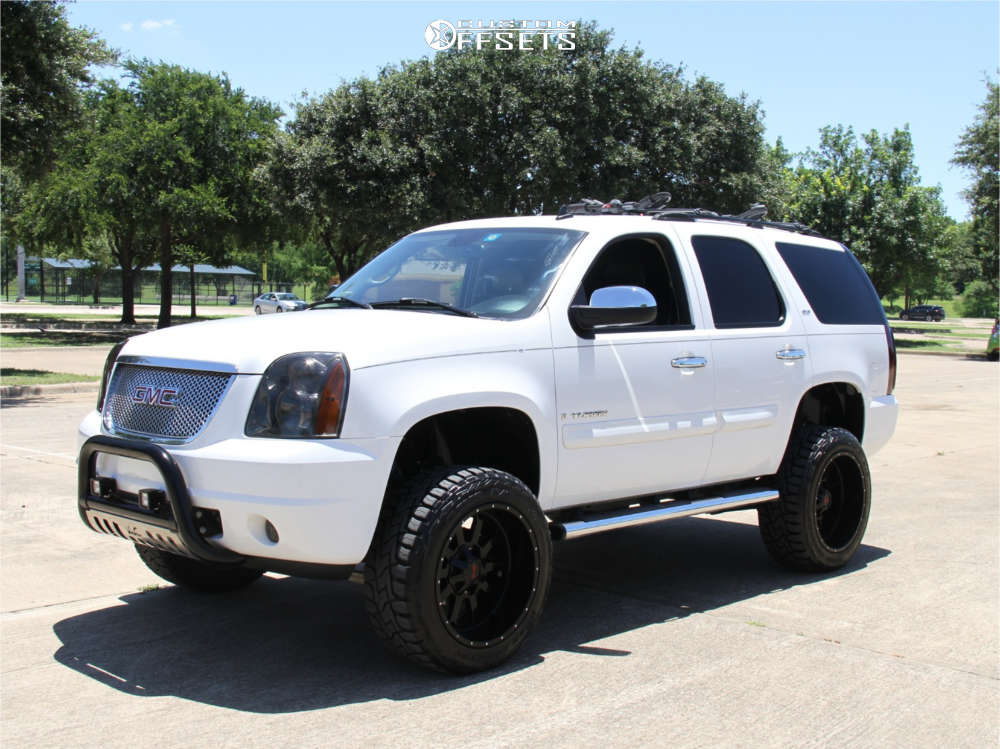 2008 GMC Yukon with 22x12 -44 DFD N/a and 35/12.5R22 Toyo Tires Open ...