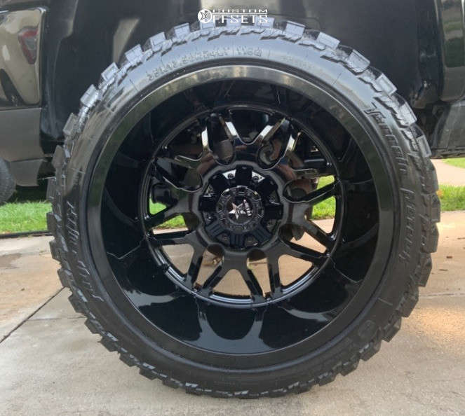 2013 GMC Sierra 2500 HD with 24x14 -76 RBP 73r and 35/13.5R24 AMP Mud ...