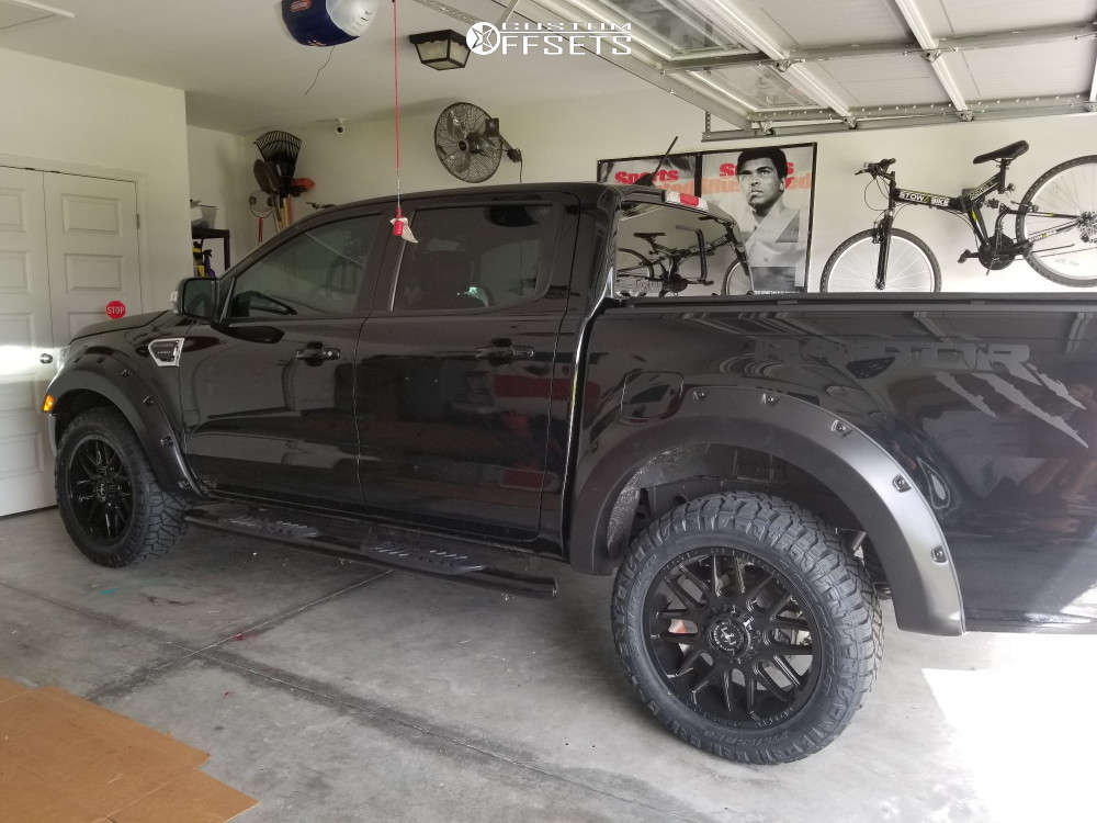 2019 Ford Ranger with 20x9 18 Motiv Offroad Magnus and 275/55R20 Nitto ...
