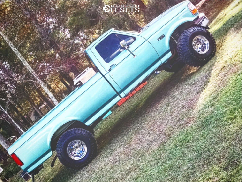 1994 Ford F-150 with 15x14 -76 Bart Wheels Super Trucker and 35/13.5R15 ...