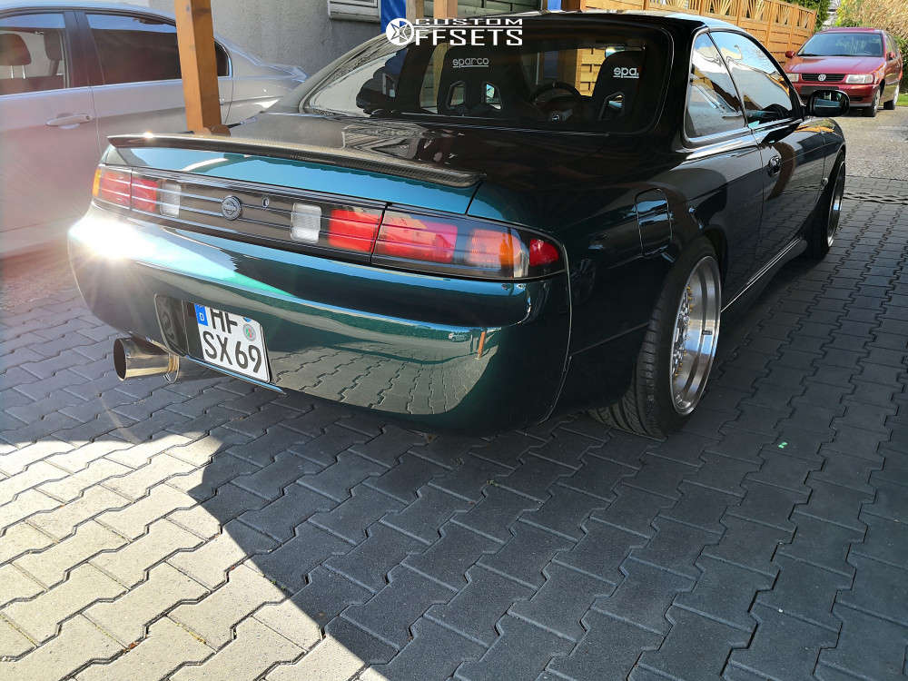 1998 Nissan S14 with 17x8.5 20 Japan Racing Jr9 and 215/45R17 Hankook ...