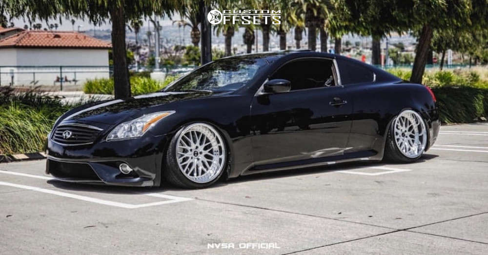 2011 INFINITI G37 with 19x10 0 Work Rezax Ii and 225/35R19 Lionhart Lh ...
