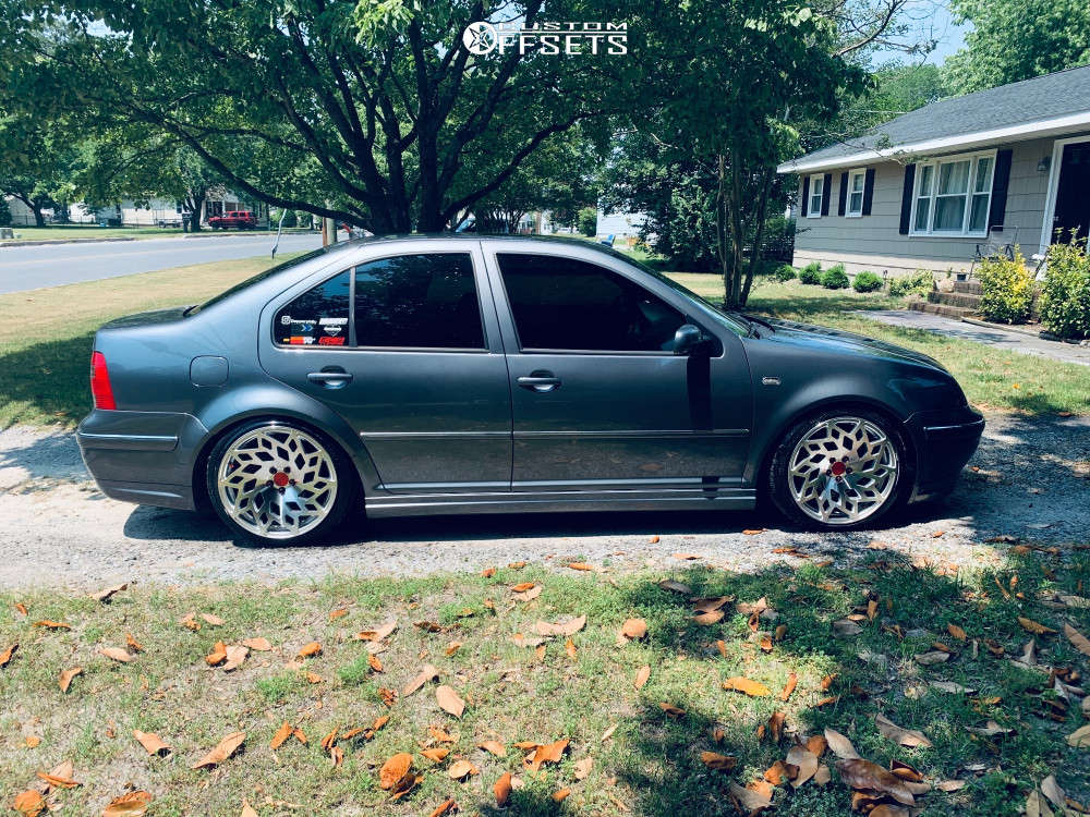2004 Volkswagen Jetta with 18x8.5 35 WatercooledIND Md1 and 215/30R18 ...
