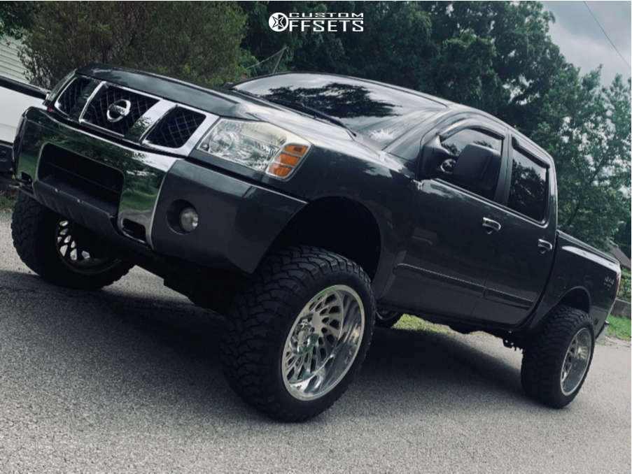 2006 Nissan Titan with 22x12 -51 Cali Offroad Switchback and 35/12.5R22 ...