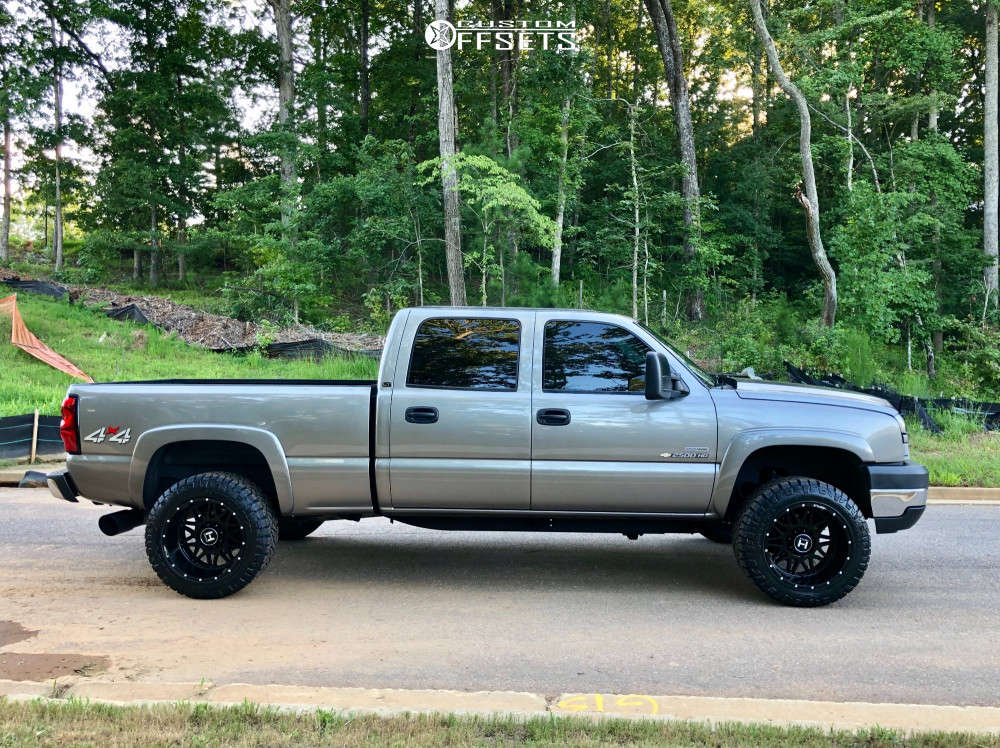 2006 Chevrolet Silverado 2500 HD with 20x12 -44 Hostile Blaze and 33/12 ...