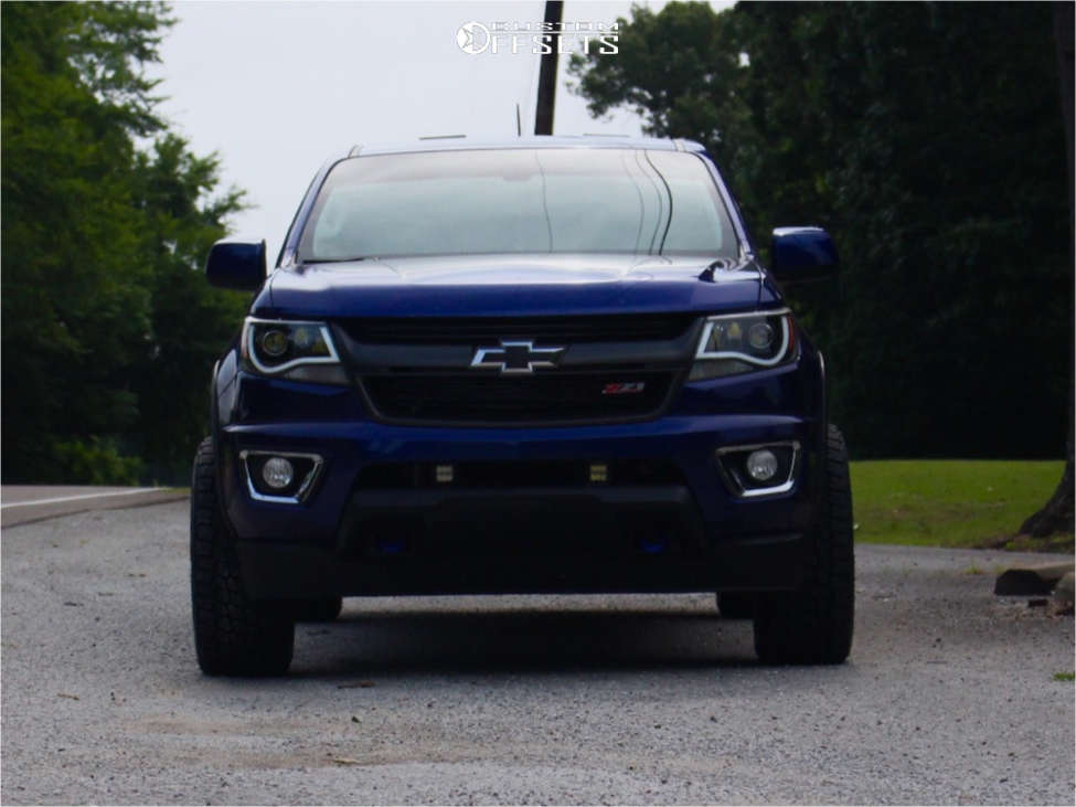 2016 Chevrolet Colorado with 20x10 -18 Fuel Triton and 265/50R20 Nitto ...