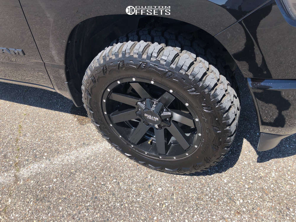 2019 Ram 1500 with 20x9 -12 Mudster Offroad Ghost Rider and 33/12.5R20 ...