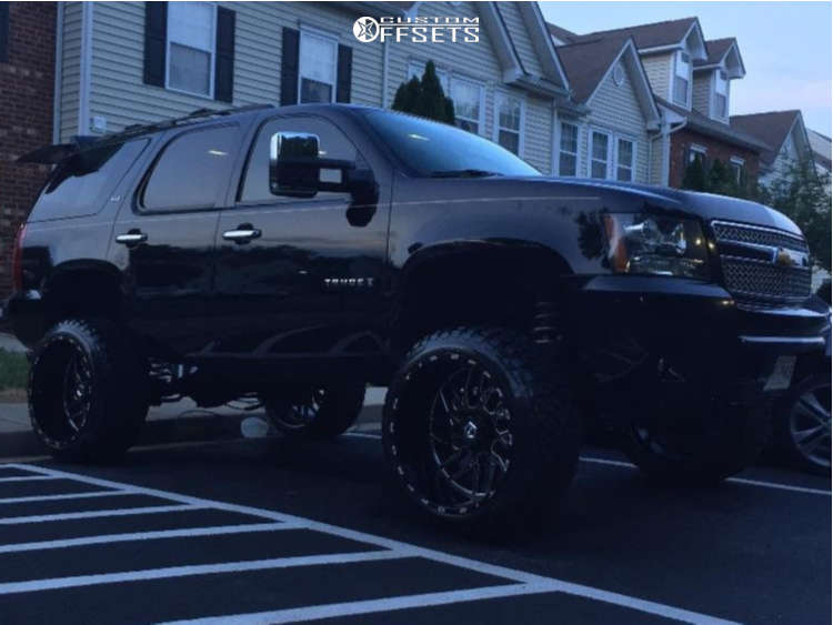2007 Chevrolet Tahoe with 24x14 -76 TIS 544BM and 35/12.5R24 RBP ...
