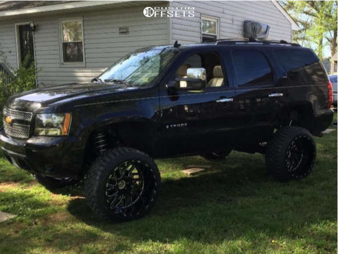 2007 Chevrolet Tahoe with 24x14 -76 TIS 544BM and 35/12.5R24 RBP ...