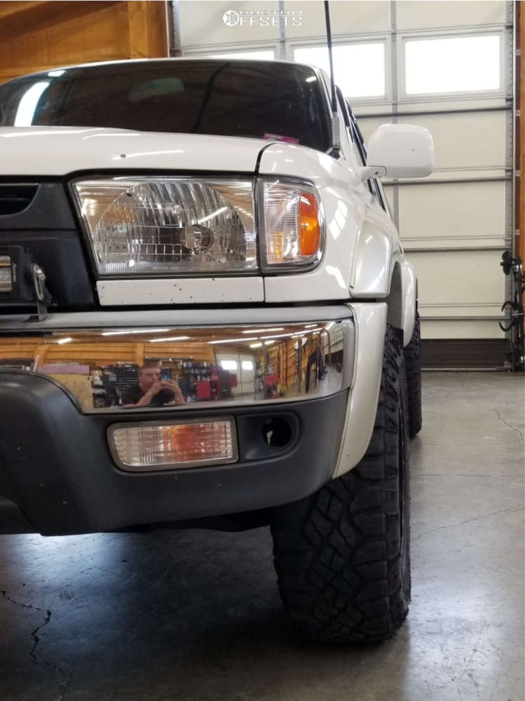 2001 Toyota 4Runner with 17x8.5 -6 Fuel Trophy and 265/70R17 Goodyear ...