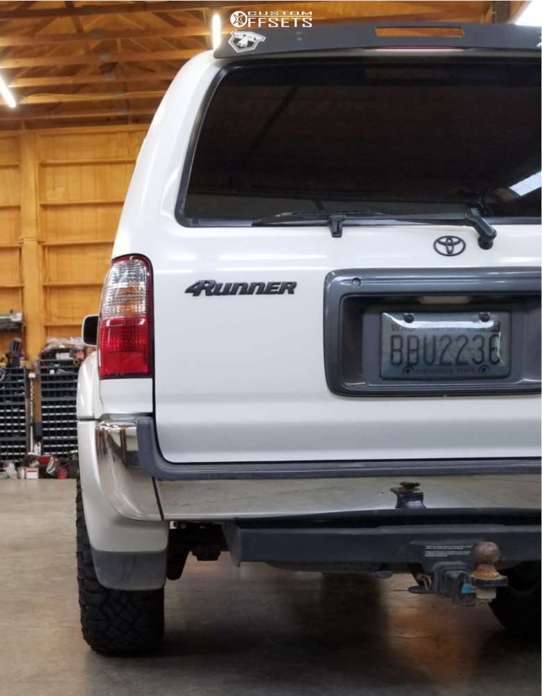 2001 Toyota 4Runner with 17x8.5 -6 Fuel Trophy and 265/70R17 Goodyear ...