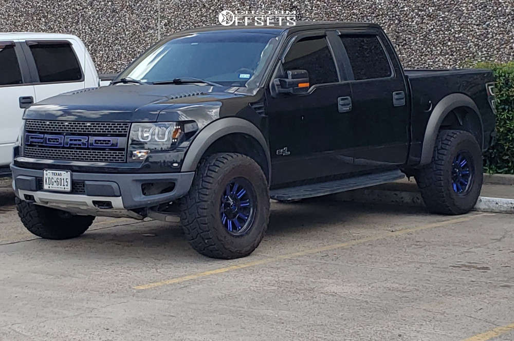 2012 Ford Raptor with 18x9 -12 Fuel Hardline D646 and 35/12.5R18 Toyo ...
