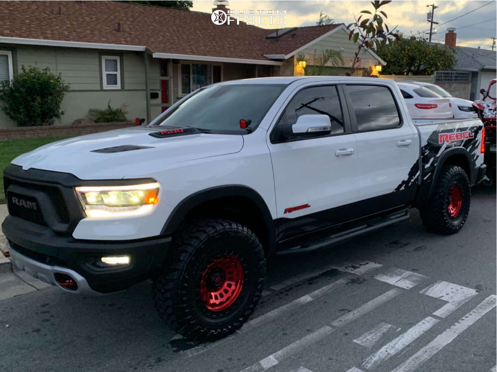 2019 Ram 1500 with 18x9 -12 Fuel Zephyr and 35/12.5R18 Toyo Tires Open ...