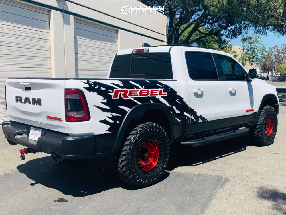 2019 Ram 1500 with 18x9 -12 Fuel Zephyr and 35/12.5R18 Toyo Tires Open ...