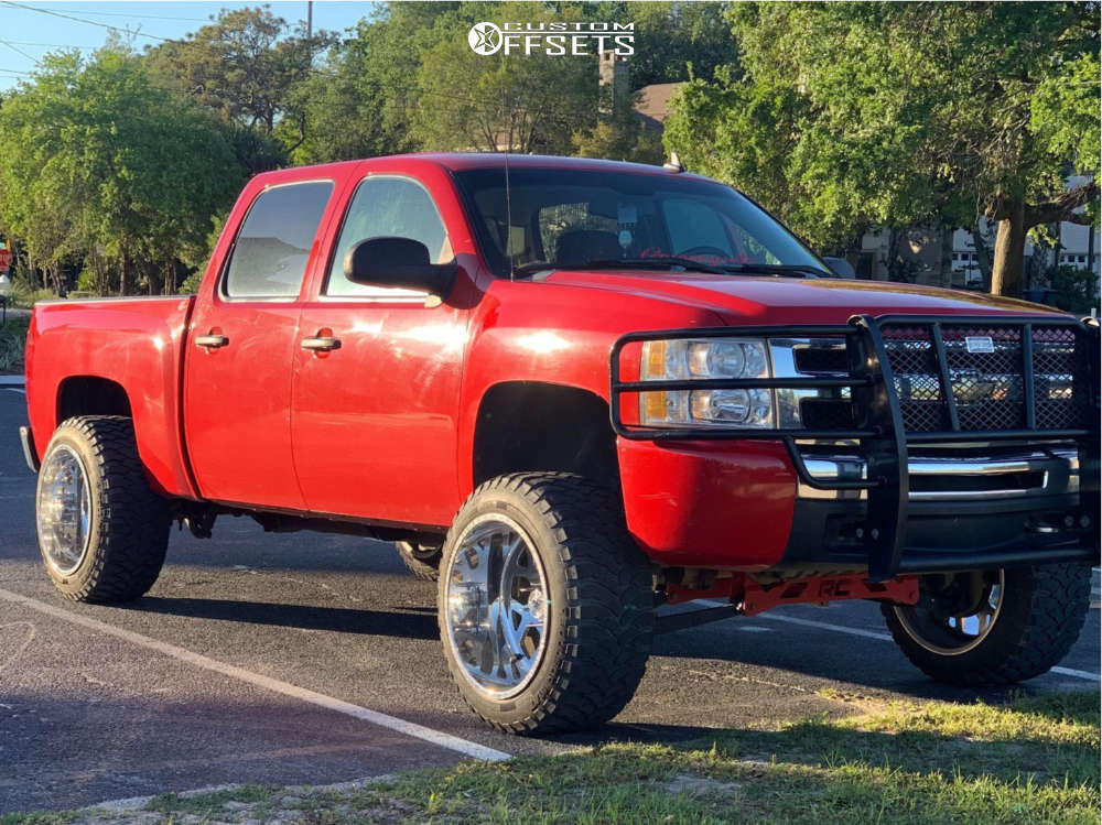 2011 Chevrolet Silverado 1500 with 22x14 -73 American Force Shield Ss ...