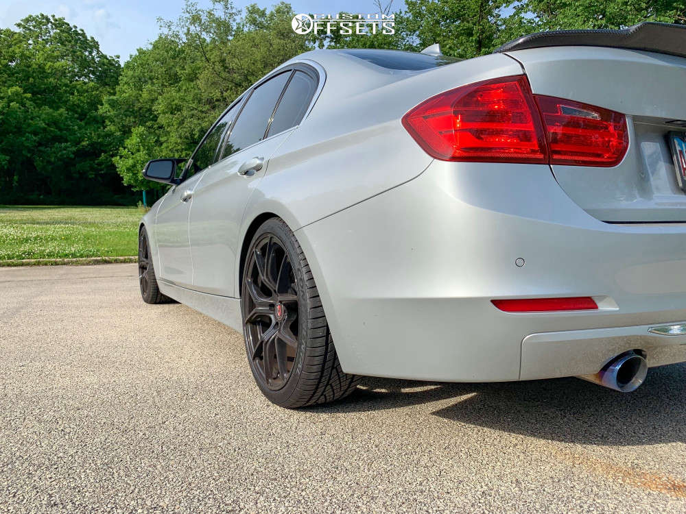 2013 BMW 335i XDrive with 19x8.5 35 Curva C42 and 245/35R19 Continental ...