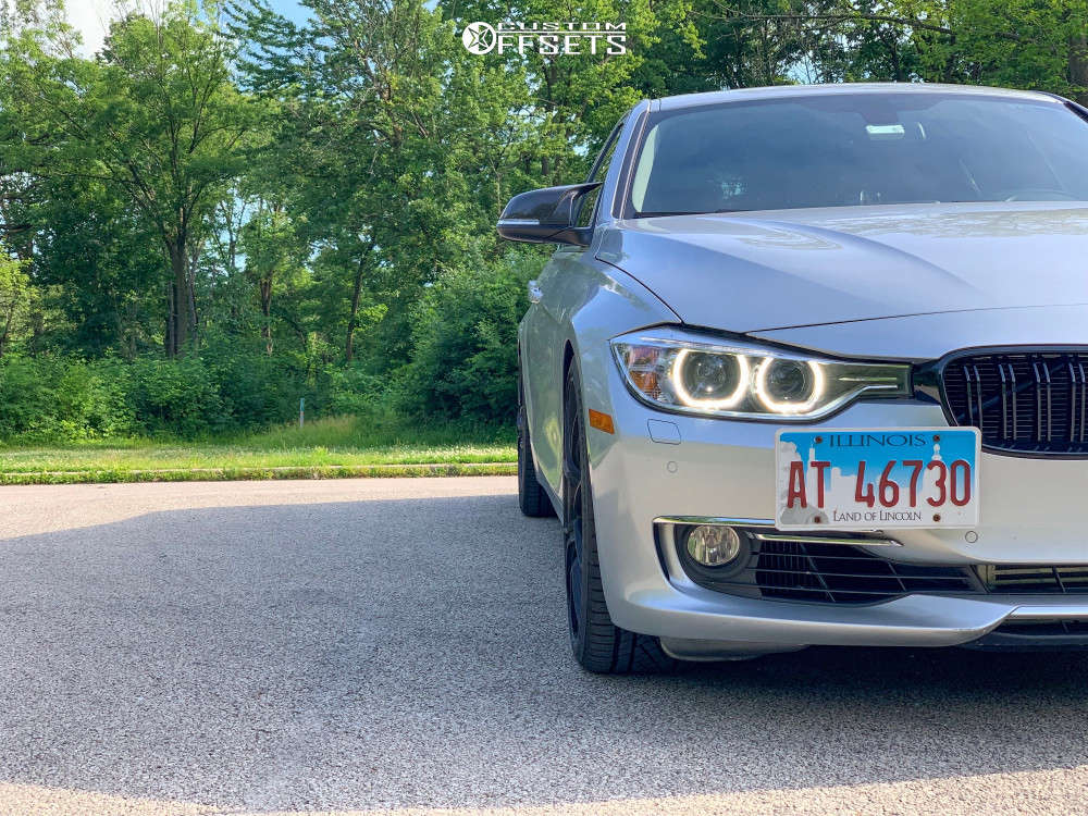 2013 BMW 335i XDrive with 19x8.5 35 Curva C42 and 245/35R19 Continental ...