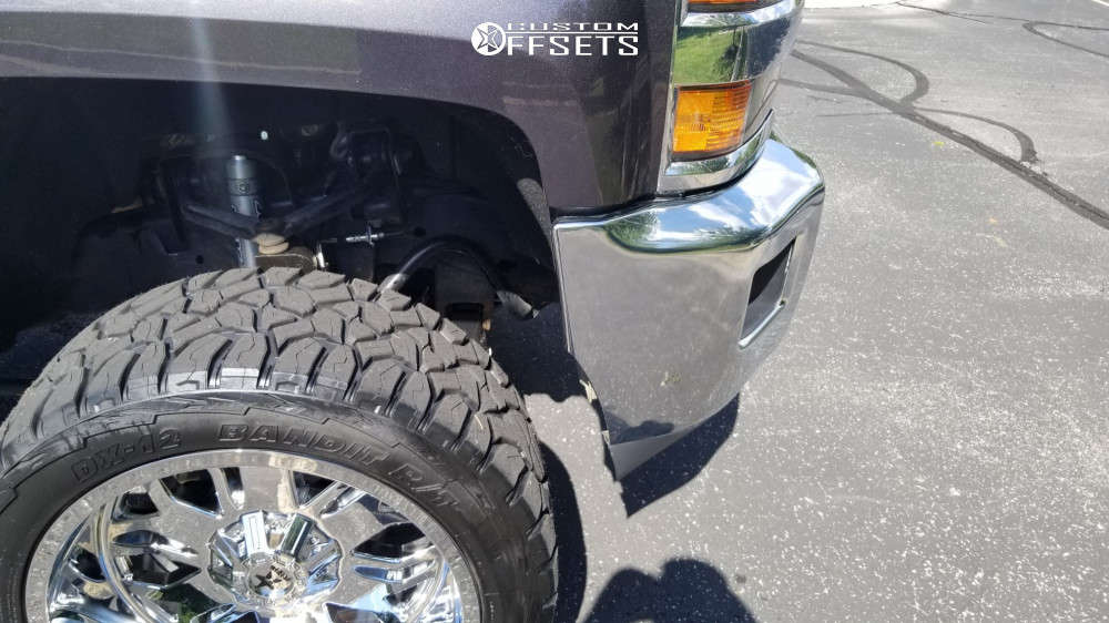 2015 Chevrolet Silverado 2500 HD with 24x12 -44 RBP 87r and 325/45R24 ...