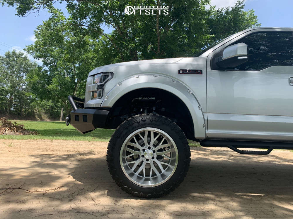 2016 Ford F-150 with 22x14 -76 Axe Offroad Ax1.1 and 375/45R22 Atturo ...