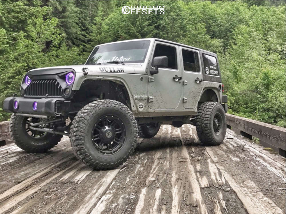 2011 Jeep Wrangler with 17x9 0 Anthem Off-Road Instigator and 35/12 ...