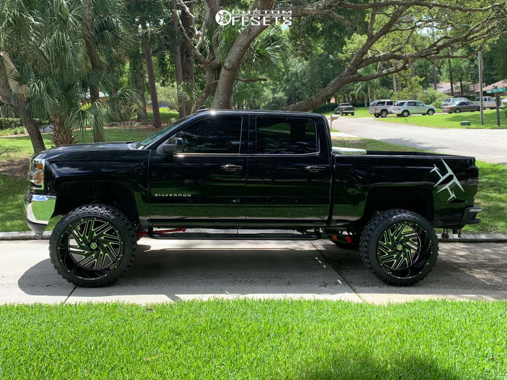 2016 Chevrolet Silverado 1500 with 26x14 -76 Hardcore Offroad Hc11 and ...