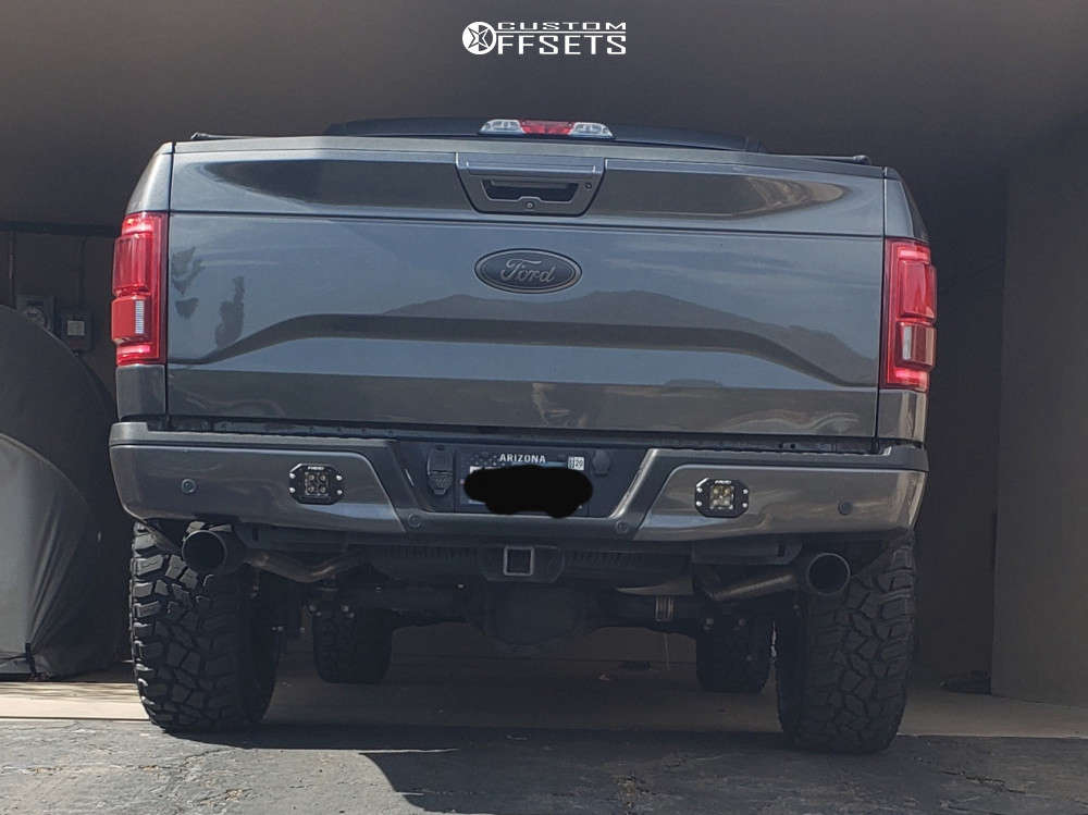 2015 Ford F-150 with 17x9 1 Fuel Rebel and 295/70R17 Cooper Discoverer ...