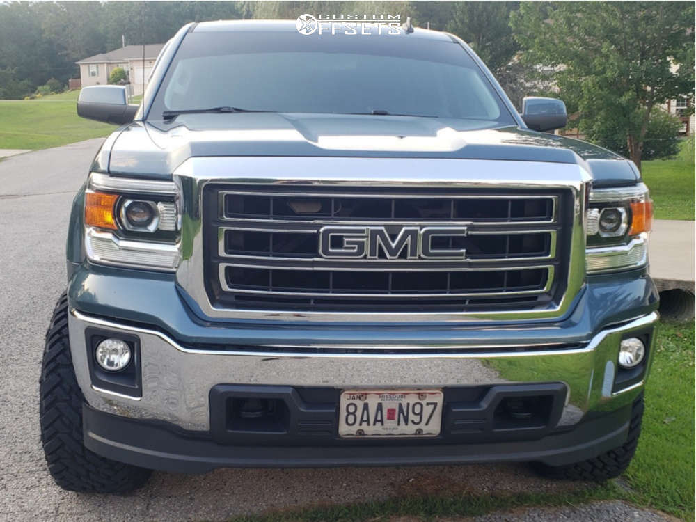 2014 GMC Sierra 1500 with 20x12 -44 Hostile Sprocket and 33/12.5R20 ...