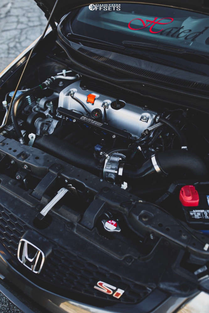 2013 Honda Civic with 17x8 35 Konig Hypergram and 245/40R17 Michelin ...