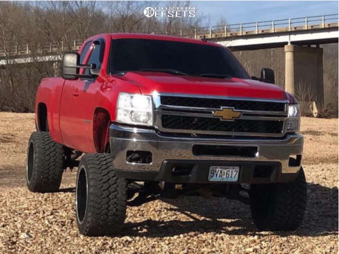 2008 Chevrolet Silverado 2500 HD with 22x14 -76 Ultra Octane and 355 ...