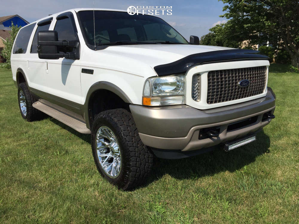 2004 Ford Excursion with 20x10 -25 Dropstars 654v and 285/60R20 Toyo ...