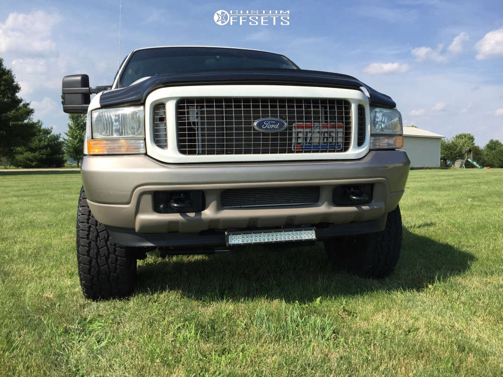 2004 Ford Excursion with 20x10 -25 Dropstars 654v and 285/60R20 Toyo ...