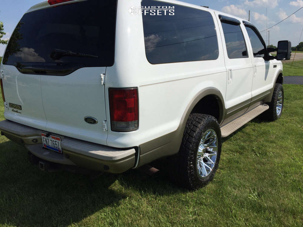 2004 Ford Excursion with 20x10 -25 Dropstars 654v and 285/60R20 Toyo ...