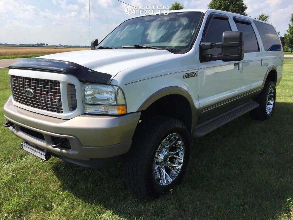 2004 Ford Excursion with 20x10 -25 Dropstars 654v and 285/60R20 Toyo ...
