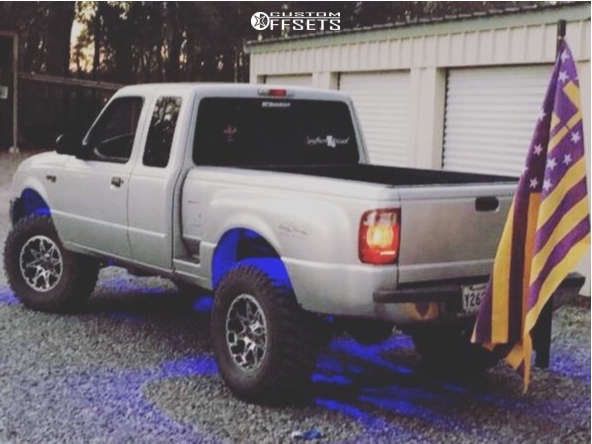 2001 Ford Ranger with 16x8 -6 American Outlaw Buckshot and 285/75R16 ...