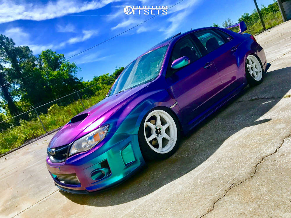 2012 Subaru WRX with 18x9 30 Cosmis Racing XT-006R and 255/35R18 ...
