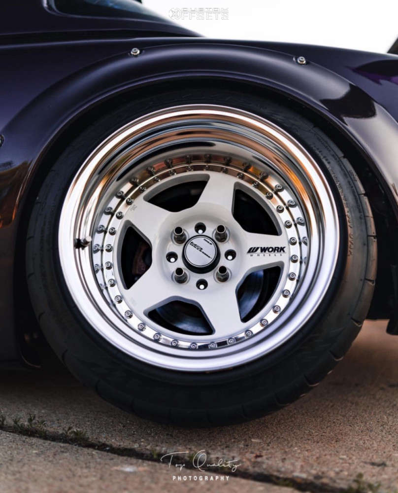 1990 Mazda Miata with 15x12 -3 Work Cr01 and 245/40R15 Maxxis Maxxis ...