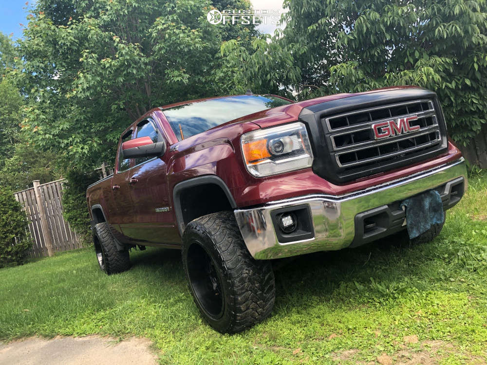 2014 GMC Sierra 1500 with 20x12 -44 Fuel Sledge and 33/12.5R20 Toyo ...