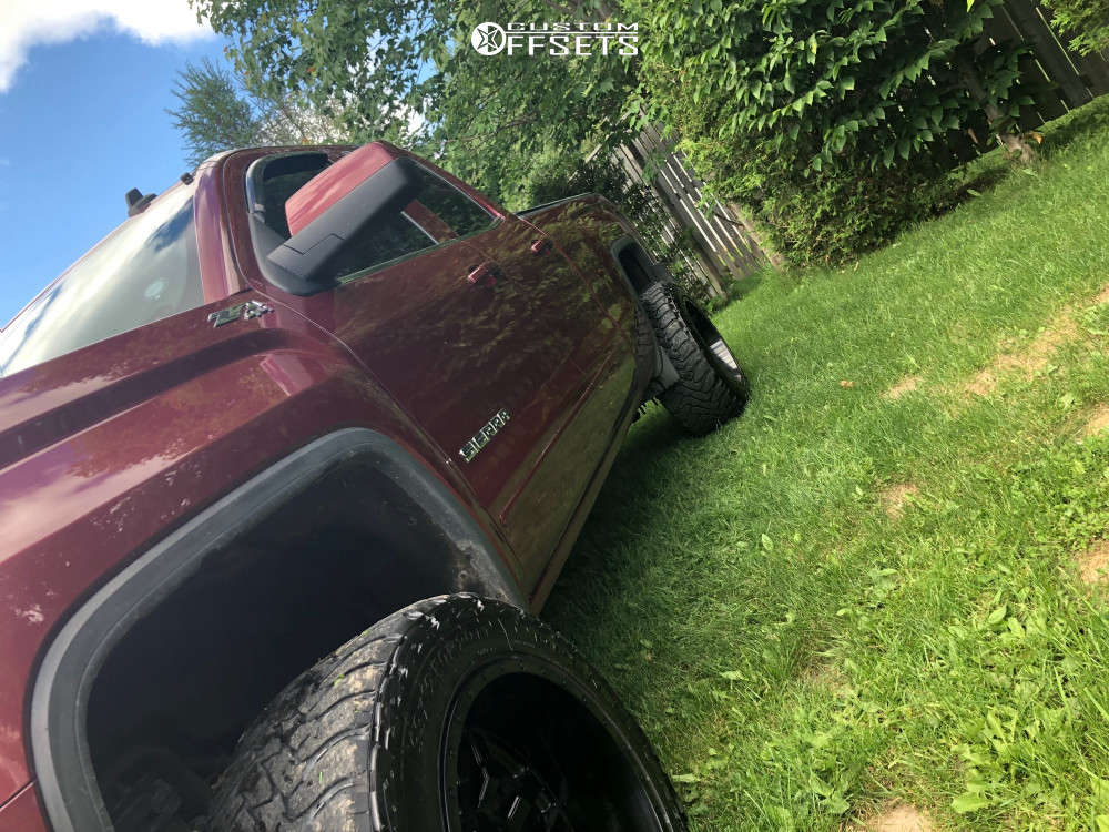 2014 GMC Sierra 1500 with 20x12 -44 Fuel Sledge and 33/12.5R20 Toyo ...