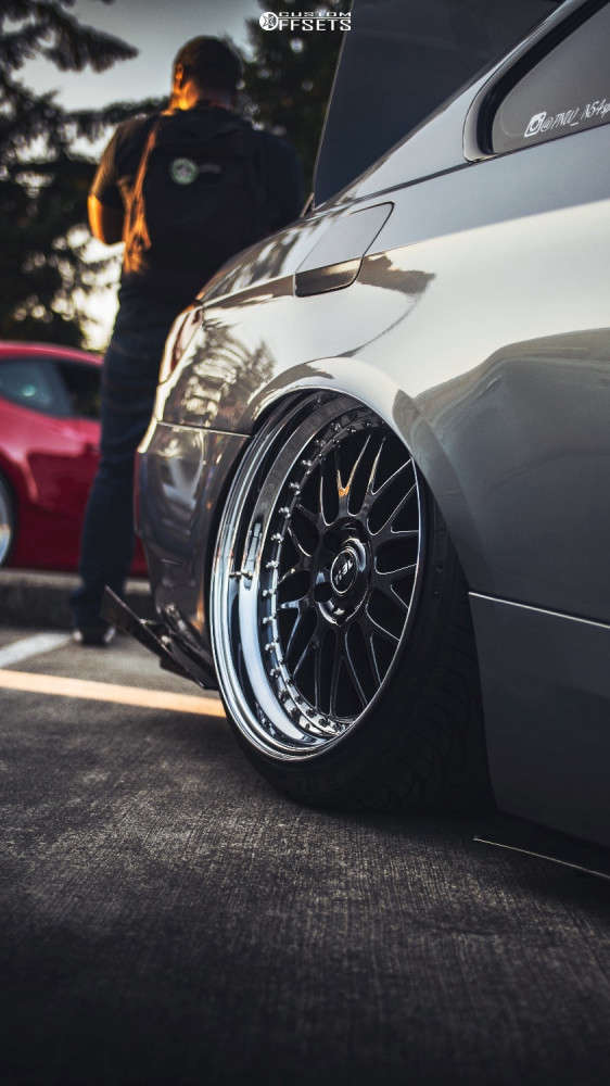 2007 BMW 335i with 19x8.5 30 Rial Daytona and 215/35R19 Federal 595 Rs ...