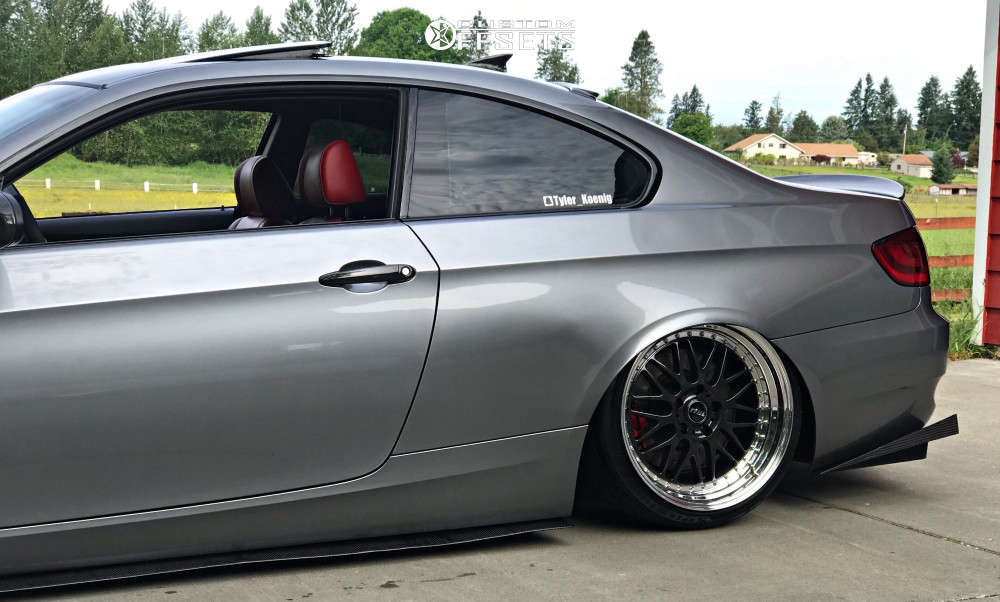 2007 BMW 335i with 19x8.5 30 Rial Daytona and 215/35R19 Federal 595 Rs ...