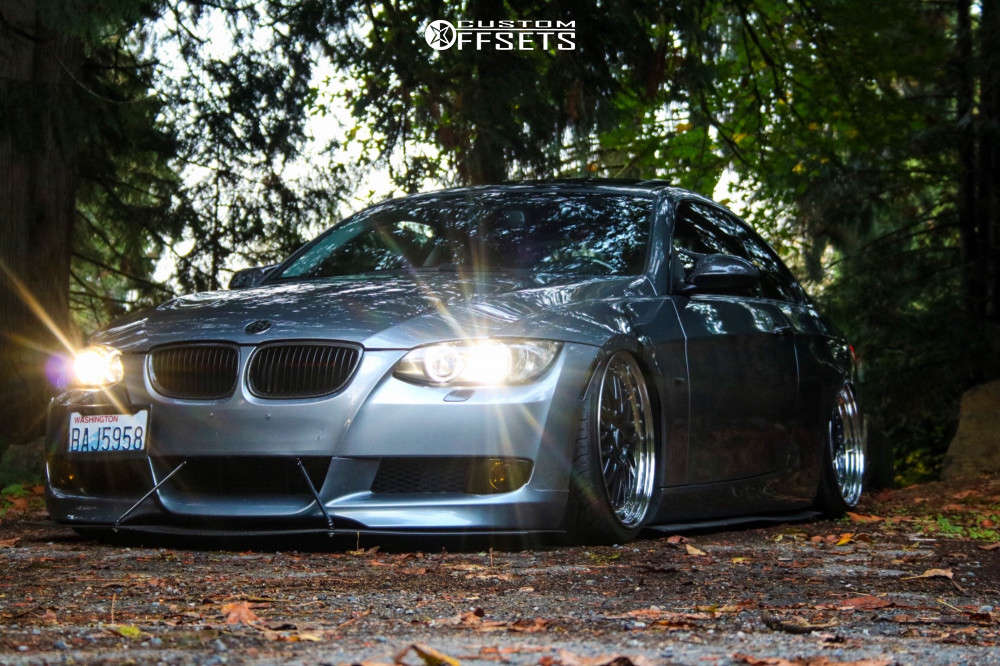 2007 BMW 335i with 19x8.5 30 Rial Daytona and 215/35R19 Federal 595 Rs ...