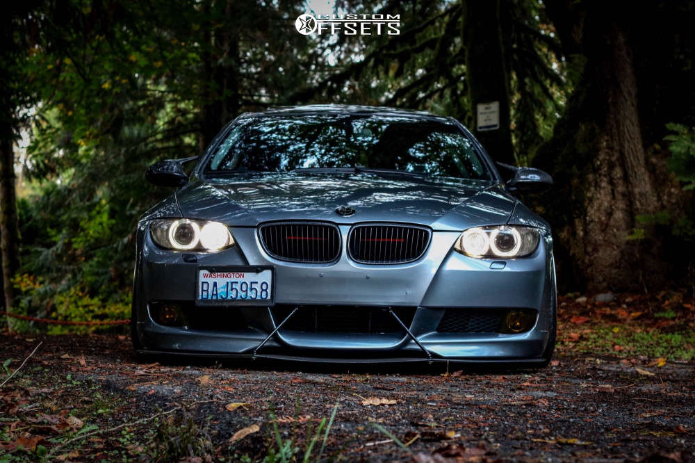 2007 BMW 335i with 19x8.5 30 Rial Daytona and 215/35R19 Federal 595 Rs ...