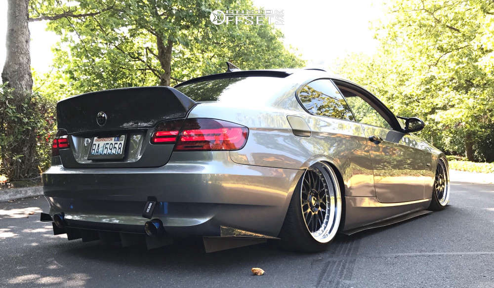 2007 BMW 335i with 19x8.5 30 Rial Daytona and 215/35R19 Federal 595 Rs ...