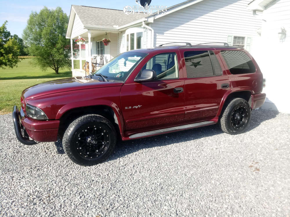 2002 Dodge Durango with 17x9 -12 Fuel Hostage and 245/65R17 Trail Guide ...