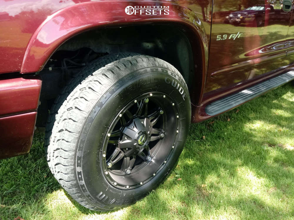 2002 Dodge Durango with 17x9 -12 Fuel Hostage and 245/65R17 Trail Guide ...