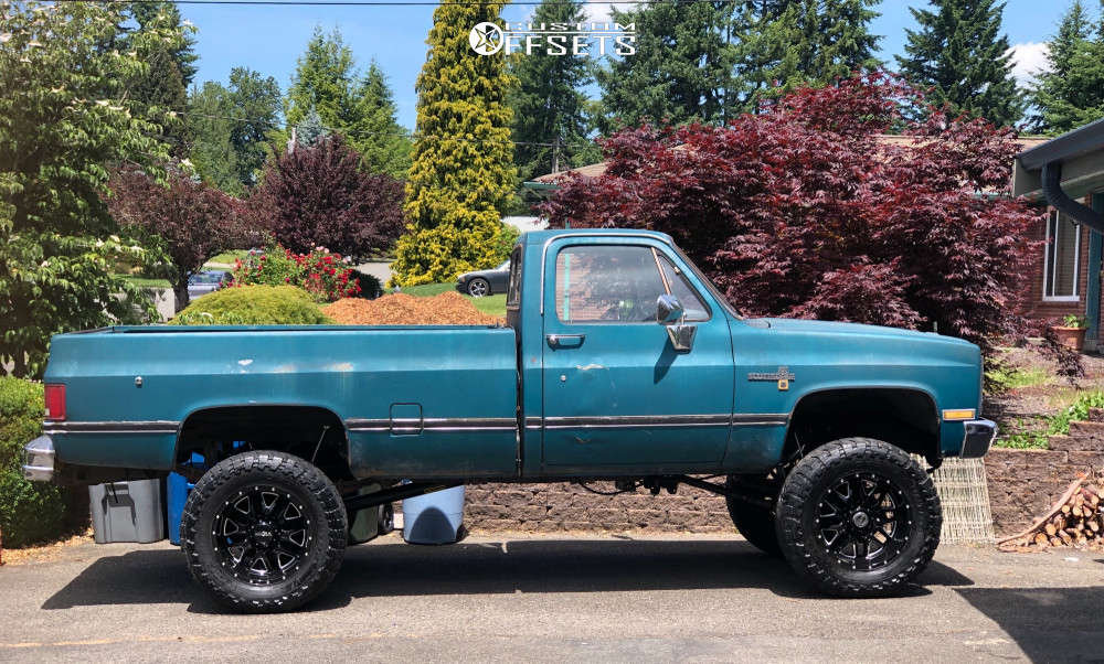 1986 Chevrolet K20 with 20x10 -25 Ultra Hunter and 37/13.5R20 Toyo ...