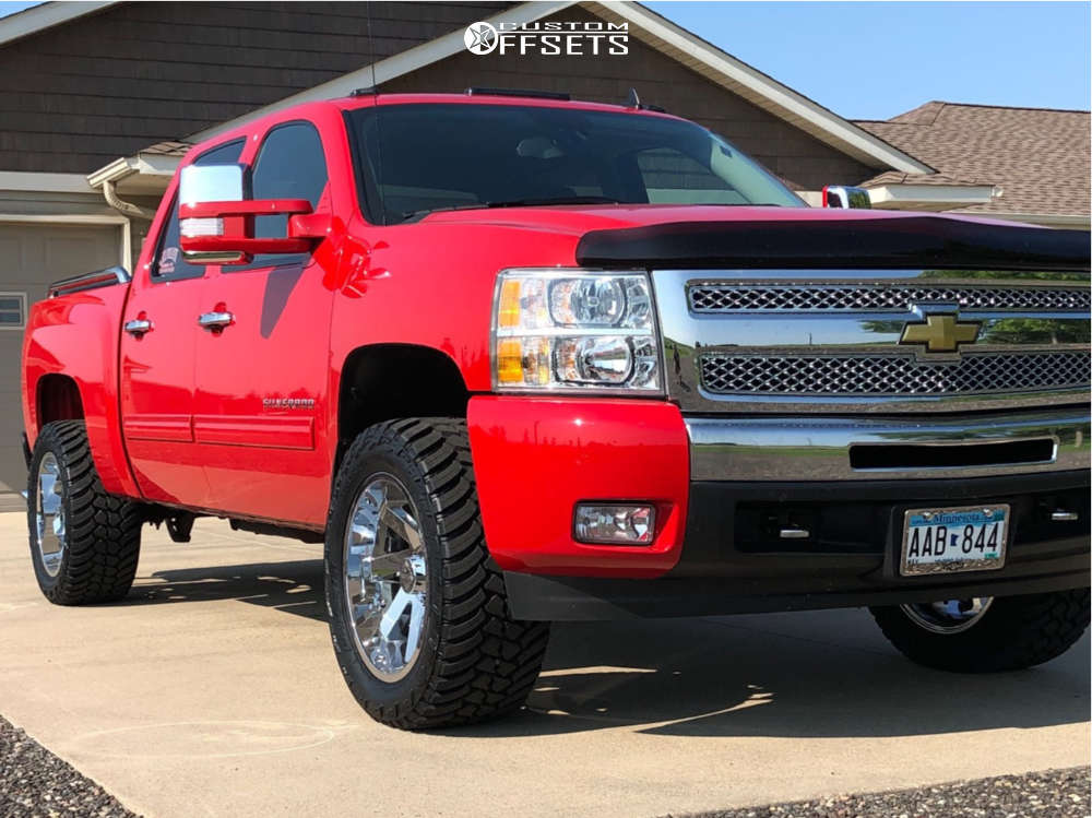 2011 Chevrolet Silverado 1500 with 20x10 -25 ARKON OFF-ROAD Lincoln and ...