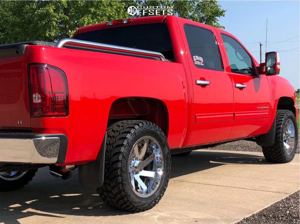 2011 Chevrolet Silverado 1500 with 20x10 -25 ARKON OFF-ROAD Lincoln and ...