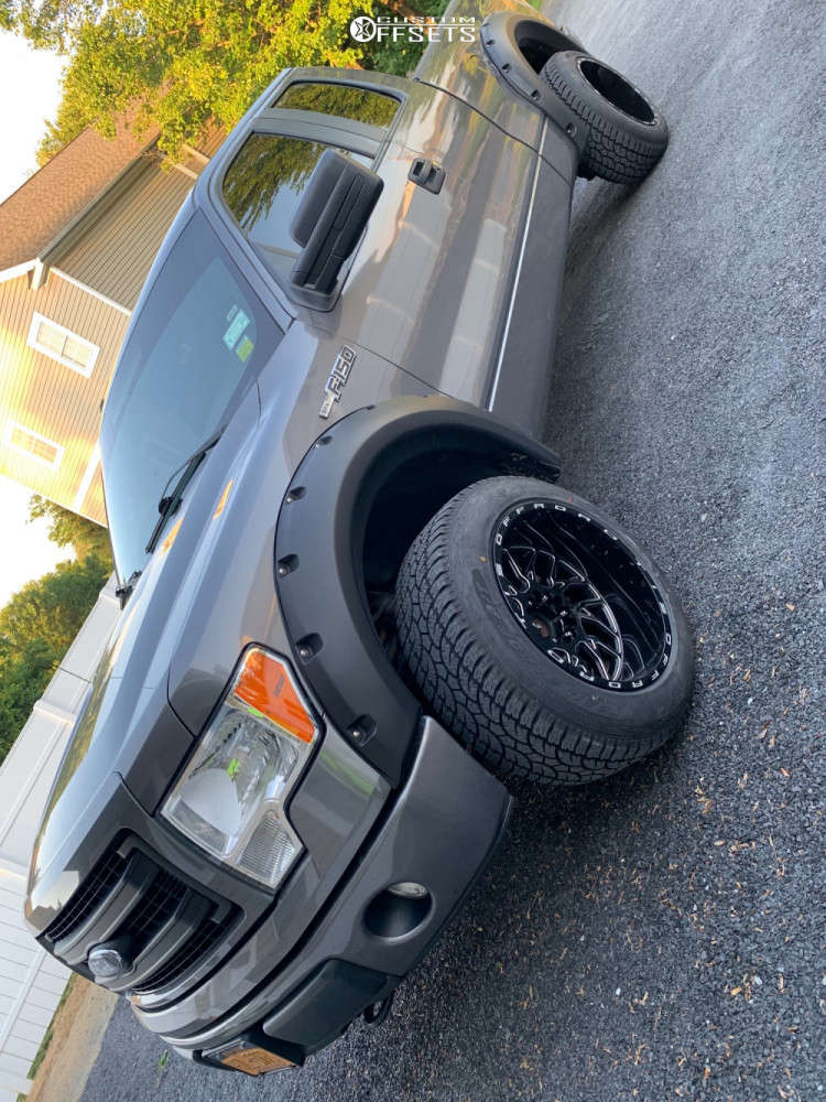 2013 Ford F-150 with 20x12 -44 TIS 544bm and 285/55R20 Atturo Trail ...