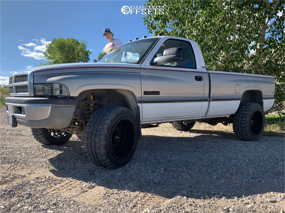 1996 Dodge Ram 2500 with 20x12 -51 Vision Rocker and 33/12.5R20 Federal ...